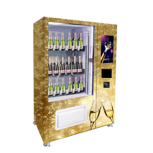 Quality Cooling System 3-20°C/ None Wine Vending Machine For Hotel White Or Customize for sale