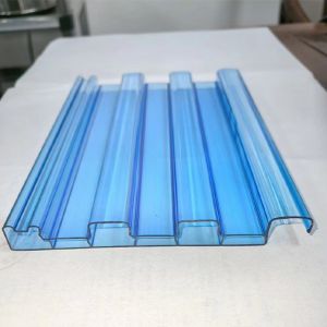 Quality Clear Corrugated Polycarbonate Sheet Polycarbonate Trapezoidal Roofing Sheet for sale