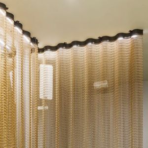 Quality Chain Link Aluminum Room Dividers Drapery for sale