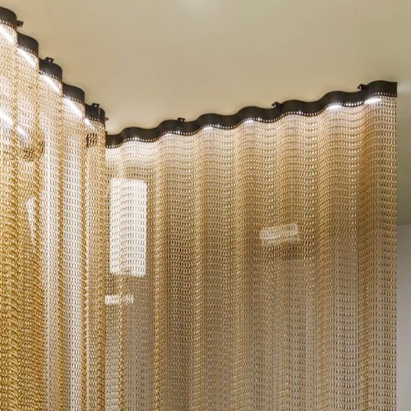 Quality Chain Link Aluminum Room Dividers Drapery for sale