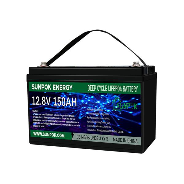 Quality 12 Volt Lithium Iron Phosphate Deep Cycle Battery Rechargeable for sale