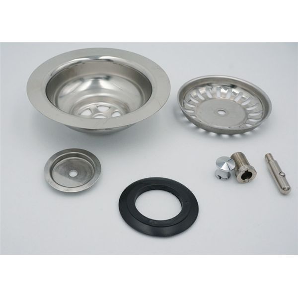 Quality Custom Kitchen Sink Strainer Set Corrosion Resistance Anti - Clogging for sale