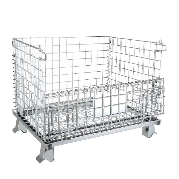 Quality Warehouse Wire Partitions & Security Cages Wire Mesh Cart On Wheels for sale