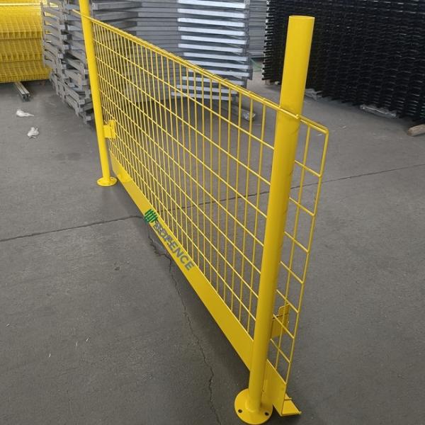 Quality Square Based H2m Double Wire Welded Fence 55X200mm for sale