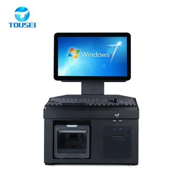 Quality 15.6inch POS Cash Register Machine with Windows 10 and 10 Points Capactive Touch Screen for sale