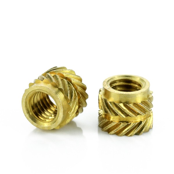 Quality Threaded Knurled Brass M4 Insert Nut Water Resistant Brass Insert Nuts for sale