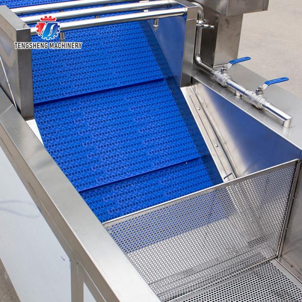 Quality 380V Integrating Spinach Washing Machine , Blasting Isolating Potato Cleaning for sale
