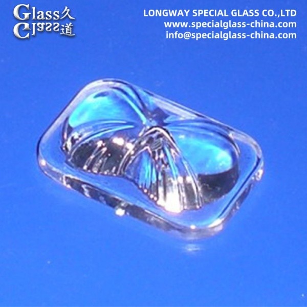 Quality OEM Optical Borosilicate Glass Led Diffusing Lens For Led Light Lens for sale