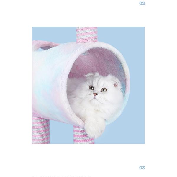 Quality Cute Unicorn Pink Sisal Cat Scratching Post for sale