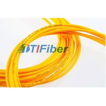 Quality FC/APC-FC/APC Fiber Optic Patch Cord Simplex 3.0mm PVC Yellow Jacket for sale