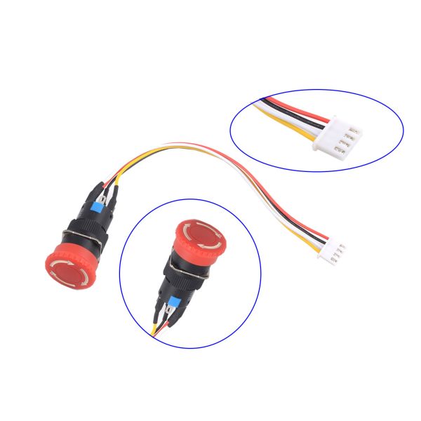 Quality Emergency Stop Button 2.5mm Custom Wiring Harness for sale