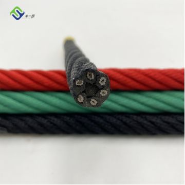 Quality UV Resistant Combination Wire Rope 6 Strand 16mm Polyester Customized for sale