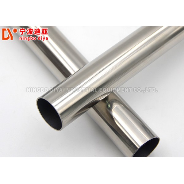 Quality 28 Mm Round Shape Metal Lean Tube Silver Color For Industry 4M /6M Length for sale
