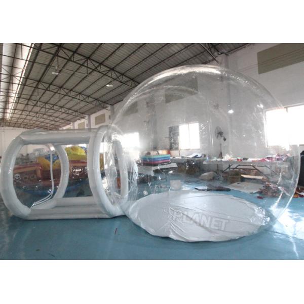 Quality Outdoor Transparent Large Inflatable Bubble Camping Tent Single Tunnel for sale