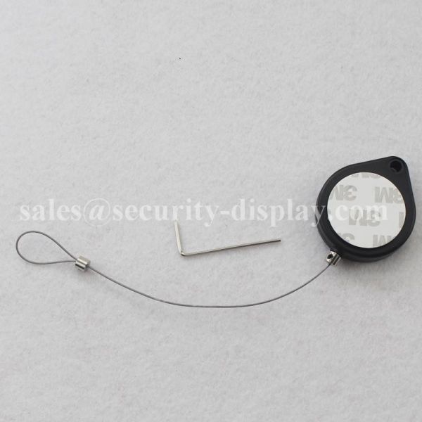 Quality 3M Adhesive Anti Theft Retractable Security Tether For Retail Shop for sale