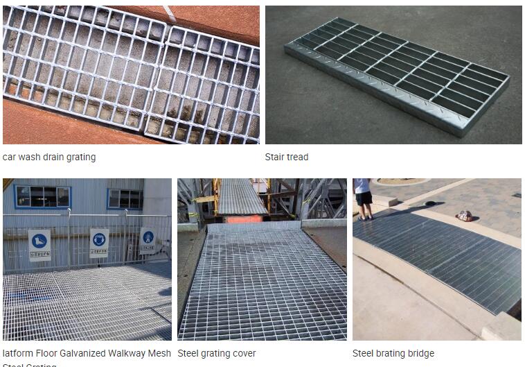 application of steel grating