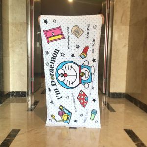 Quality 60x120cm Edge To Edge Printing 100% Cotton Childrens Beach Towels for sale