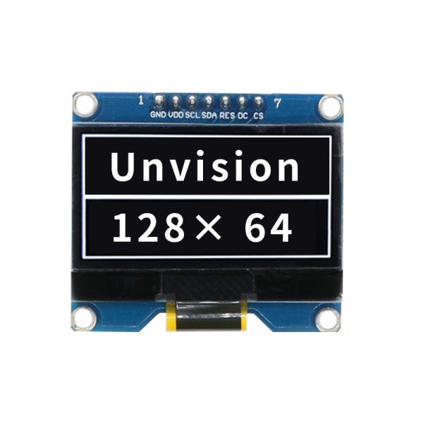 Quality Serial Interface 1.54 Inch OLED Display Panel Blue Color 128x64 Dots 24PIN for sale