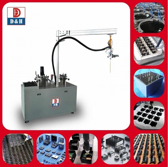 Quality Manually pedal switch control ab dispenser epoxy resin Pu glue gun Dispensing for sale