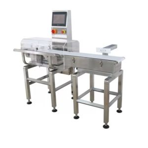 Quality Digital Check Weigher Machine 30kg Weighing Range 1050mm Belt Length for sale
