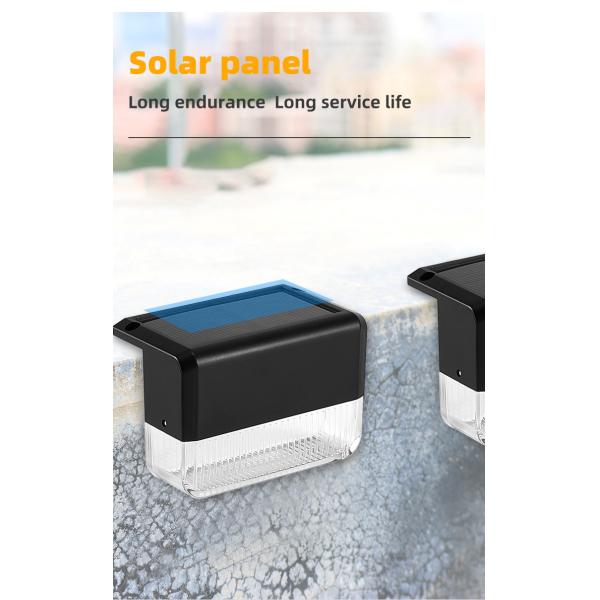 Quality Constantly Bright Solar Fence Lights 120MAH IP65 Waterproof for sale
