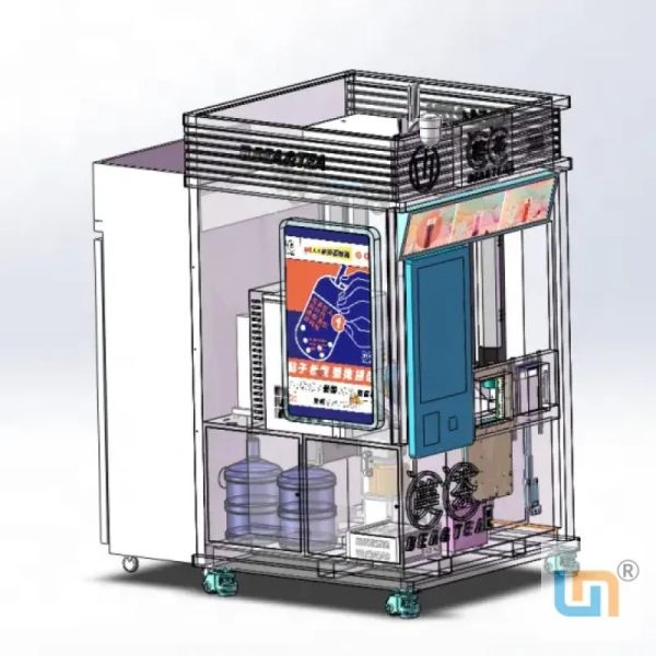 Quality Self Service Vending Machine with 6 Flavors and Fresh Extraction for sale