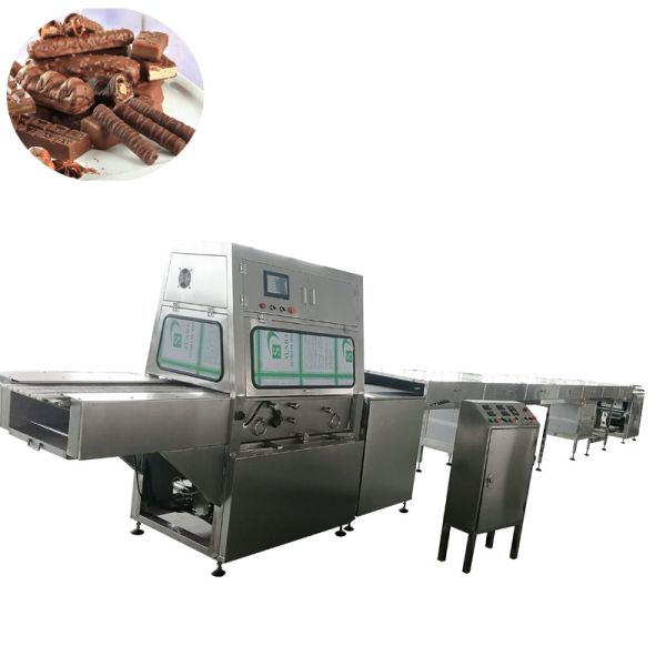 Quality 400mm Belt Industrial Chocolate Enrobing Chocolate Enrober Machine Line for sale