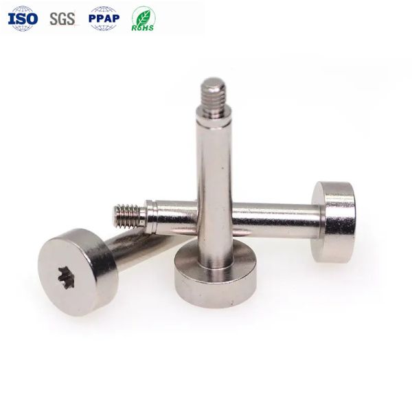 Quality M4 Stainless Steel Shoulder Screw A2-50 Grade Plum Blossom Groove for sale