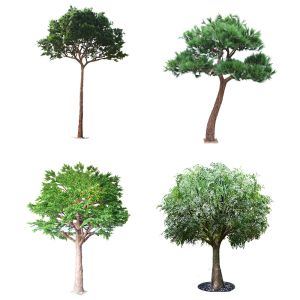 Quality Handmake HAIHONG 350cm Artificial Foliage Tree With Fiber Glass Trunk for sale