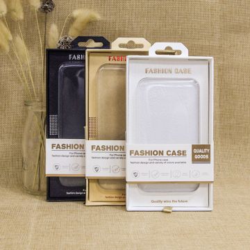 Quality Custom Printed Logo Clear PVC Phone Case Packaging Box Electronics Products for sale