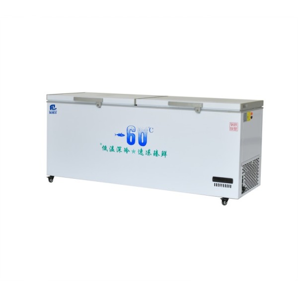 Quality 960-2600mm Length Ultra-Low Temperature Freezer for Seafood -45 -60 Degrees Celsius for sale