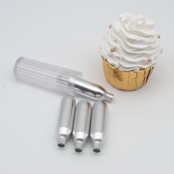 Quality No2 Empty Cream Chargers DC04 Steel Cream Bulbs 12pcs /Box for sale
