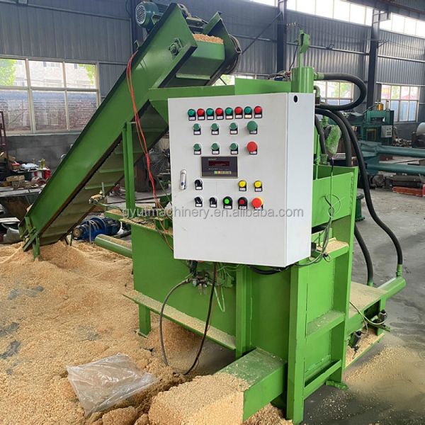 Quality Wood Shavings and Sawdust Baler Customizable Options for Different Needs for sale