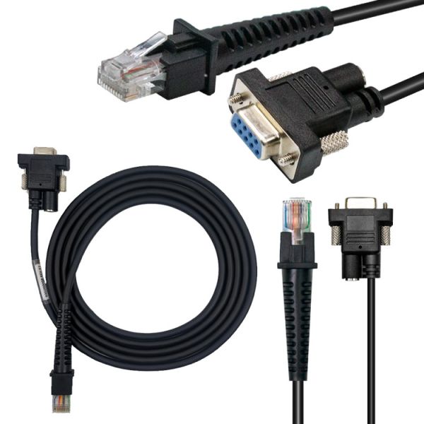 Quality Db9 Female To RJ45 RS232 Scanner Cable 5m For Datalogic QD2130 for sale