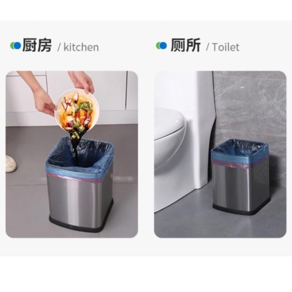 Quality Household Plastic Drawstring Rubbish Bin with Handle Durable and Convenient for sale