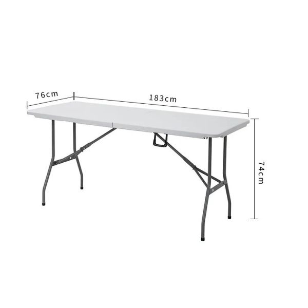 Quality 6FT Lightweight Folding Table Modern Design Style Ideal for Outdoor Banquets and for sale