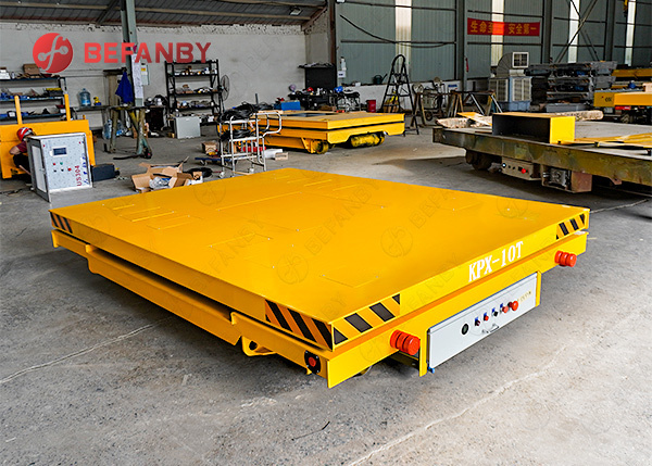 Quality 25 Ton High Temperature Proof With Hydraulic Dump Function Transfer Cart for sale