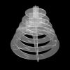 china 6 Tier Acrylic Macaron Stand 30.5x30.5x27cm Macaron Cake Tower Stand