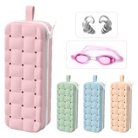 Quality Large Capacity Double-Sided Silicone Swimming Goggles Box Breathable Glasses for sale