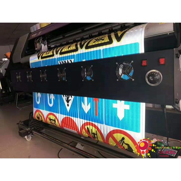 Quality Eco Solvent Printable Adverting Grade Honeycomb Reflective Flex Banner 510g for solvent/eco-solvent ink outdoor printing for sale