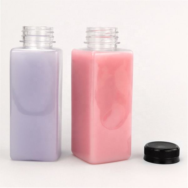Quality Customized Plastic Square Bottles Commercial 8 Oz Square Plastic Bottles for sale