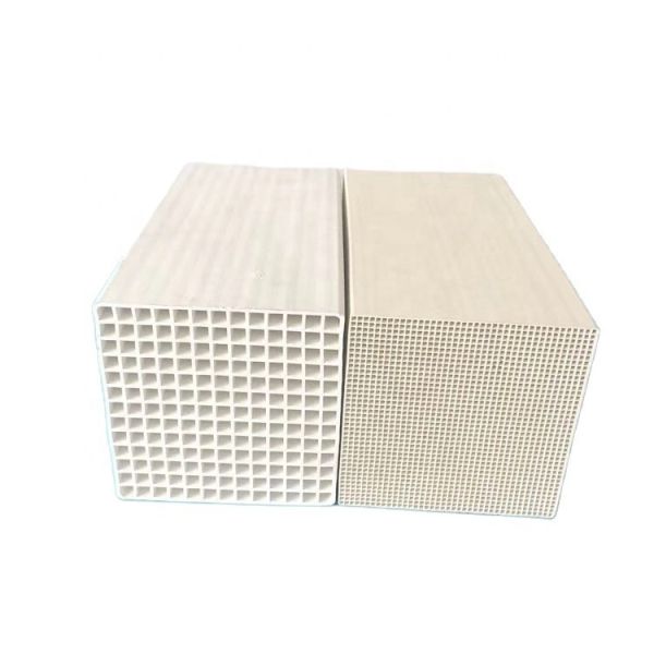 Quality Brick Honeycomb Ceramic Regenerator with Alumina Cordierite Mullite Corundum Mullite for sale