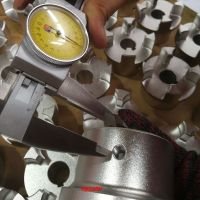 Quality 42/55 Flexible Jaw Coupling Aluminum Alloy Hydraulic Pump Motor Shaft Coupling for sale