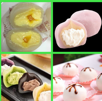 Quality PLC Automatic Mochi Ice Cream Food Forming Machine for sale
