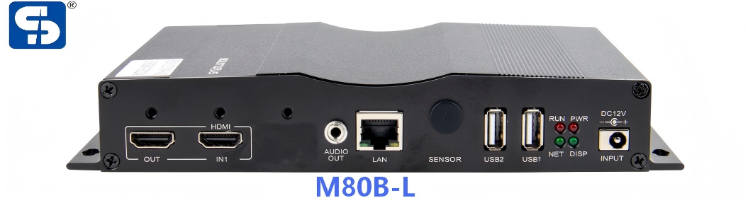 Quality Sysolution Synchronous&Asynchronous 2K Sending Card M80B-L 4 Ethernet ports HDMI for sale
