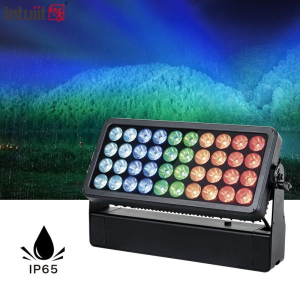 Quality Building Outdoor LED 40X10W 4in1 Pixel Flood Wall Washer IP65 Waterproof City Color Light for sale