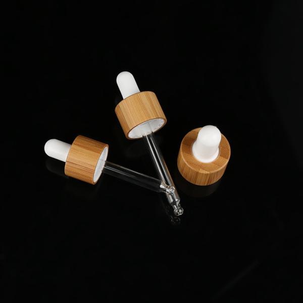 Quality Essential Oil Serum Bamboo Dropper 120ml For Cosmetic Packaging for sale