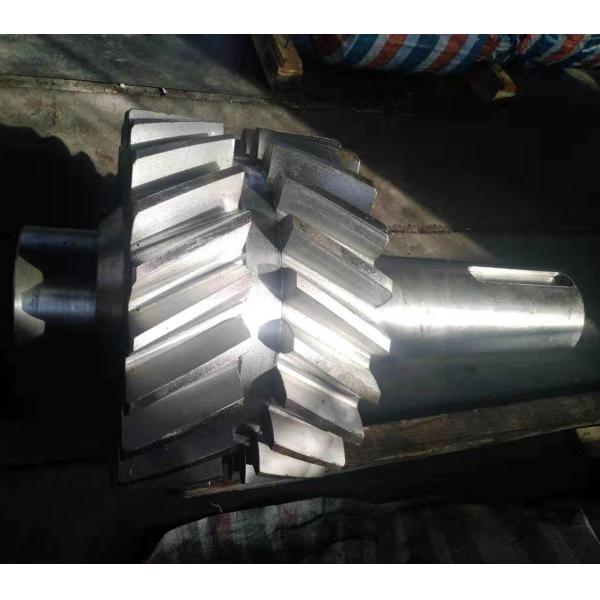 Quality Customized Transmission Gears Forging Steel Double Helical Gear Shaft for sale