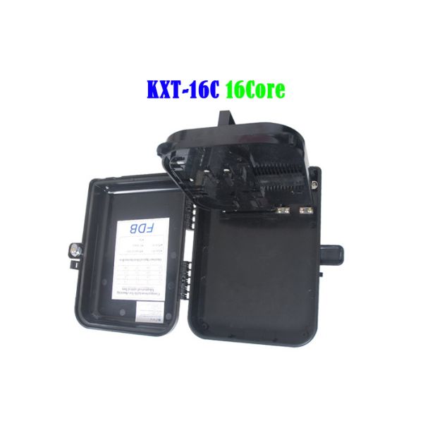 Quality 24 Core Outdoor Fiber Optic Distribution Box ABS PC Wall Hanging Pole Installati for sale