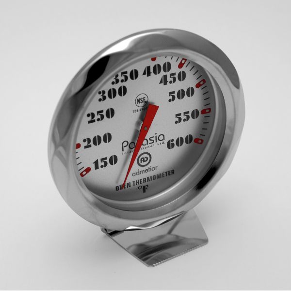 Quality Waterproof Oven Temp Thermometer Silver With Stainless Steel Clamp Stand for sale